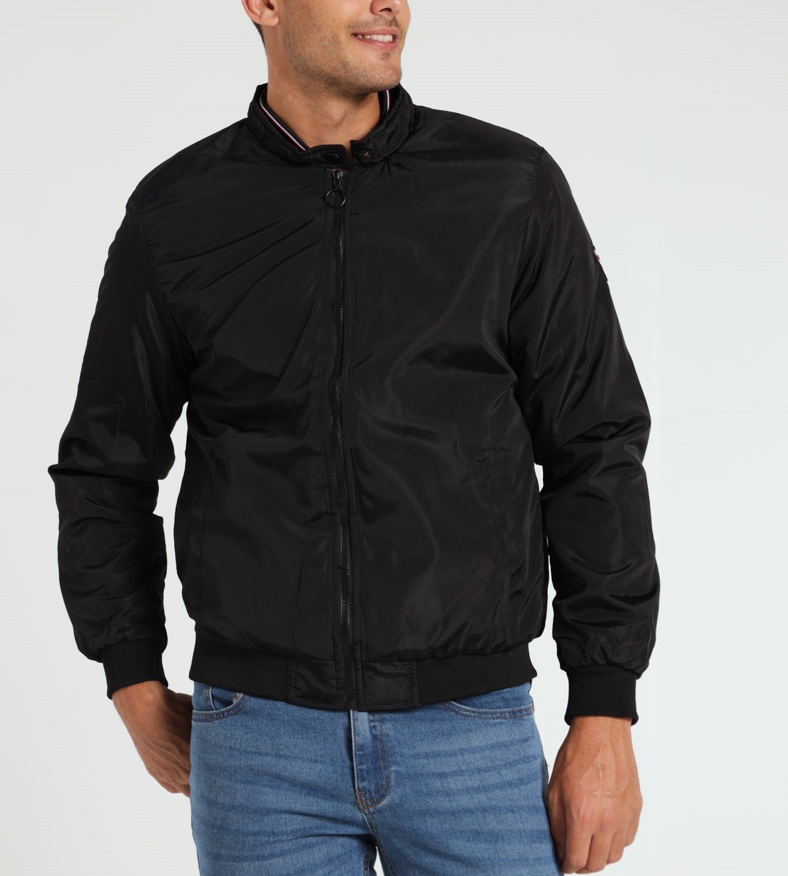 Mens Bomber Jacket - Black – Edgars