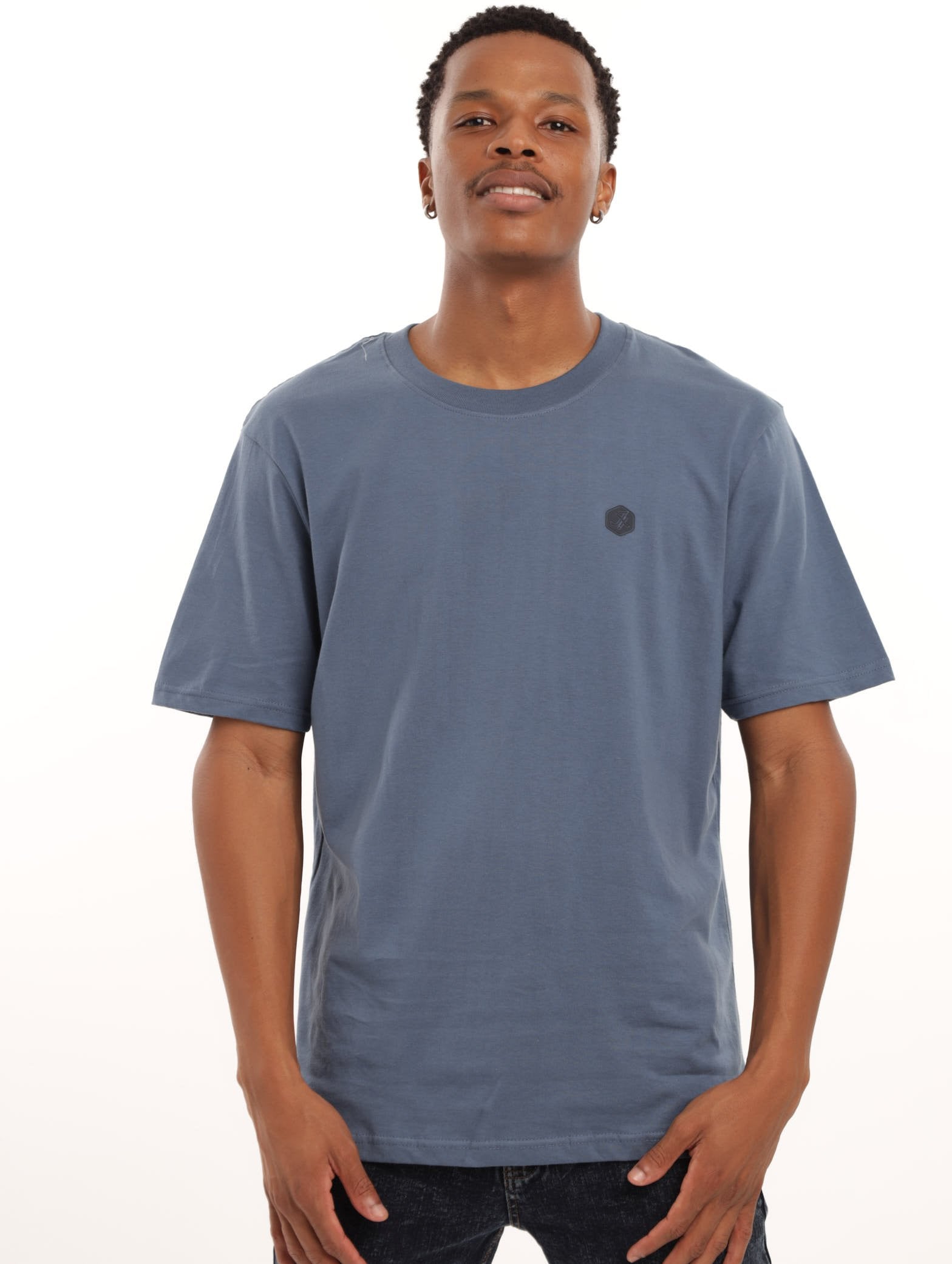 Men's Basic Crew Tee - Blue – Edgars