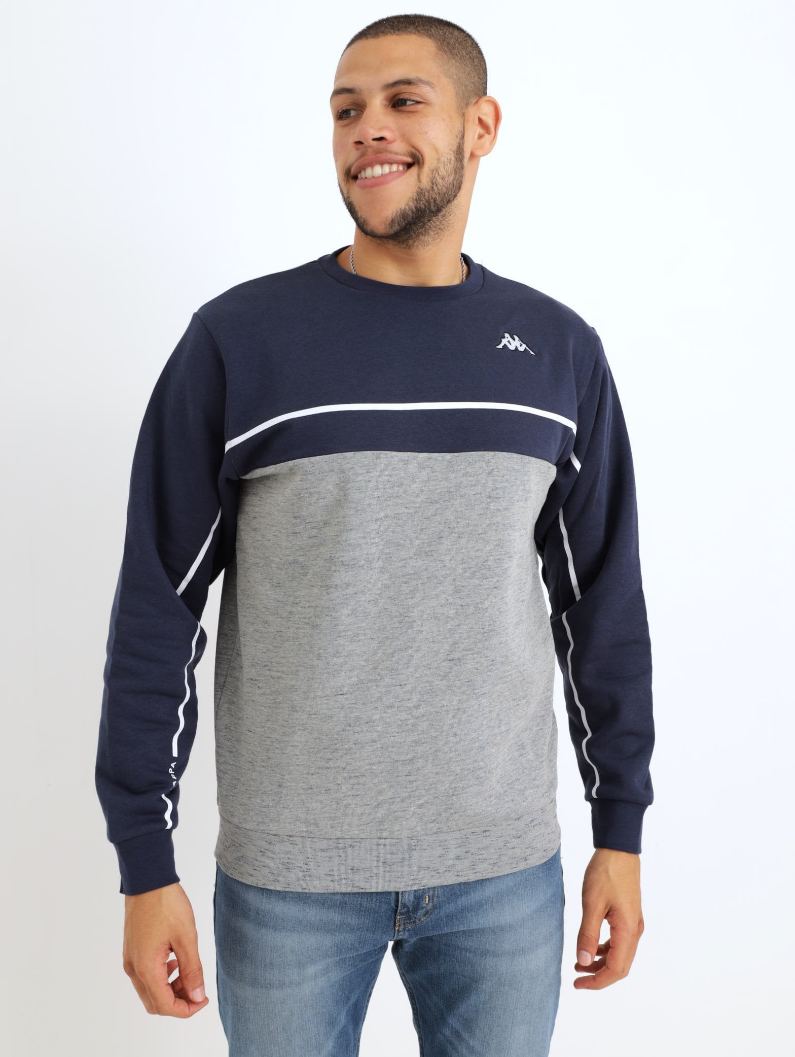 Men's Logo Chen Crew Top - Blue Ocean – Edgars