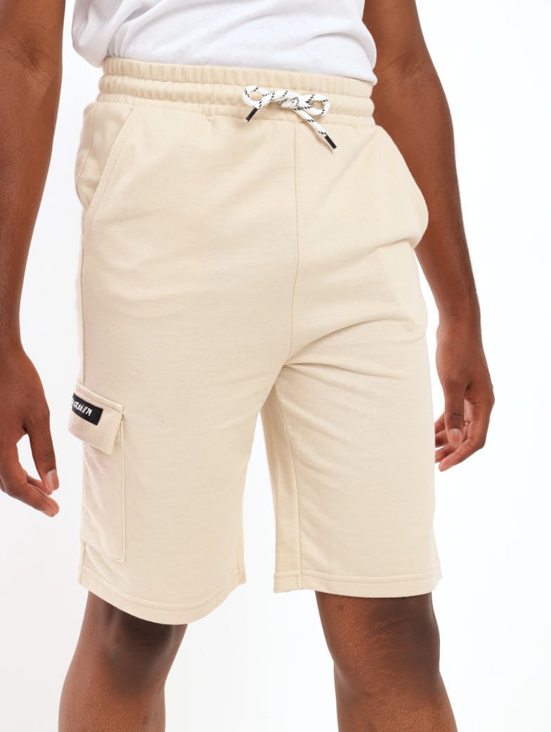 Boys Cargo Pocket Fleece Short - Light Stone – Edgars