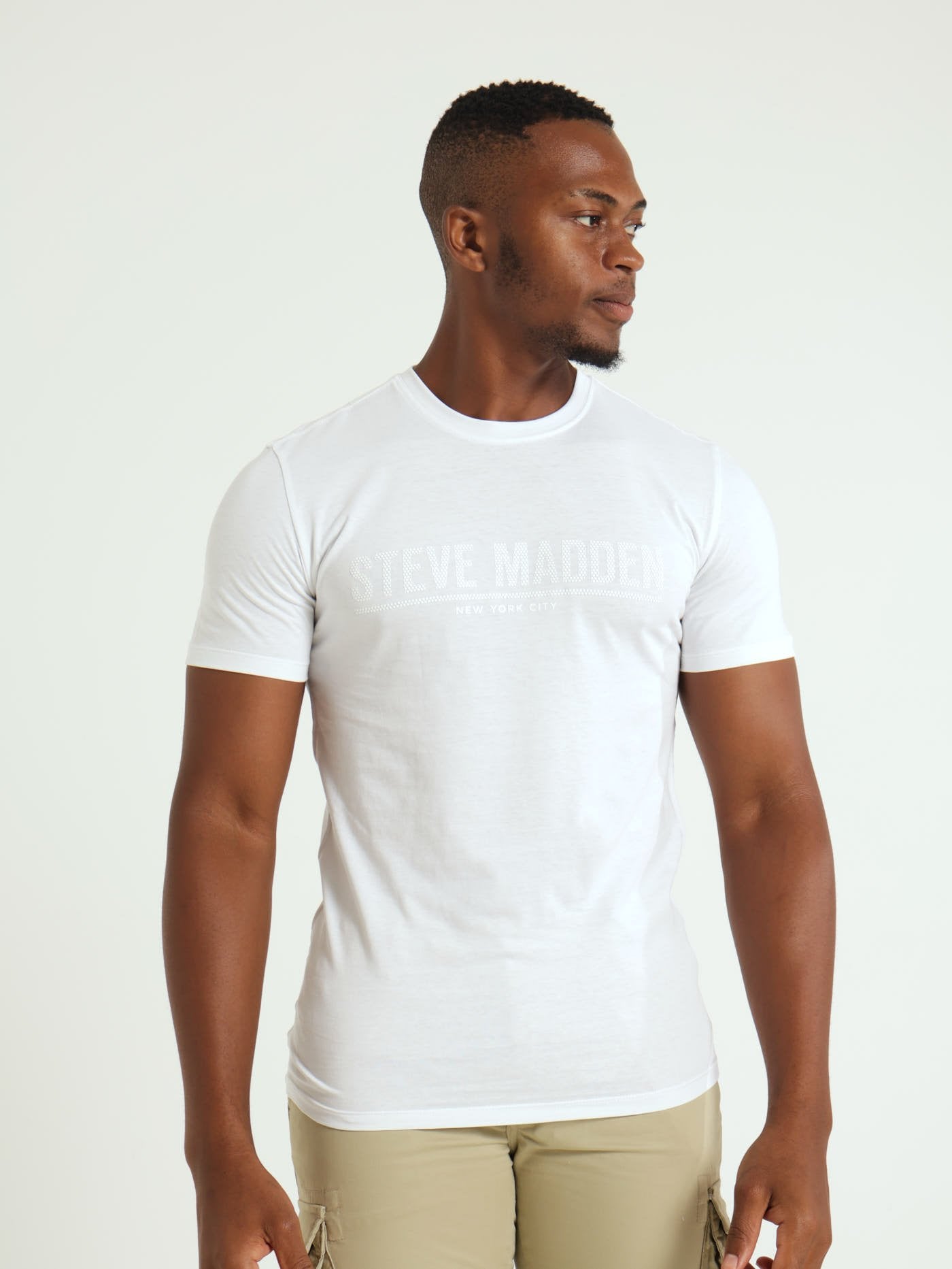 Ladies Harrison Logo Tee - White – Edgars