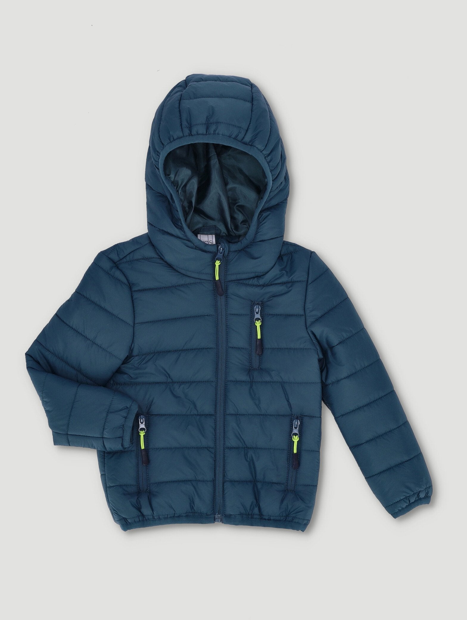 Pre-Boys Zip Core Puffer Jacket - Blue Teal – Edgars