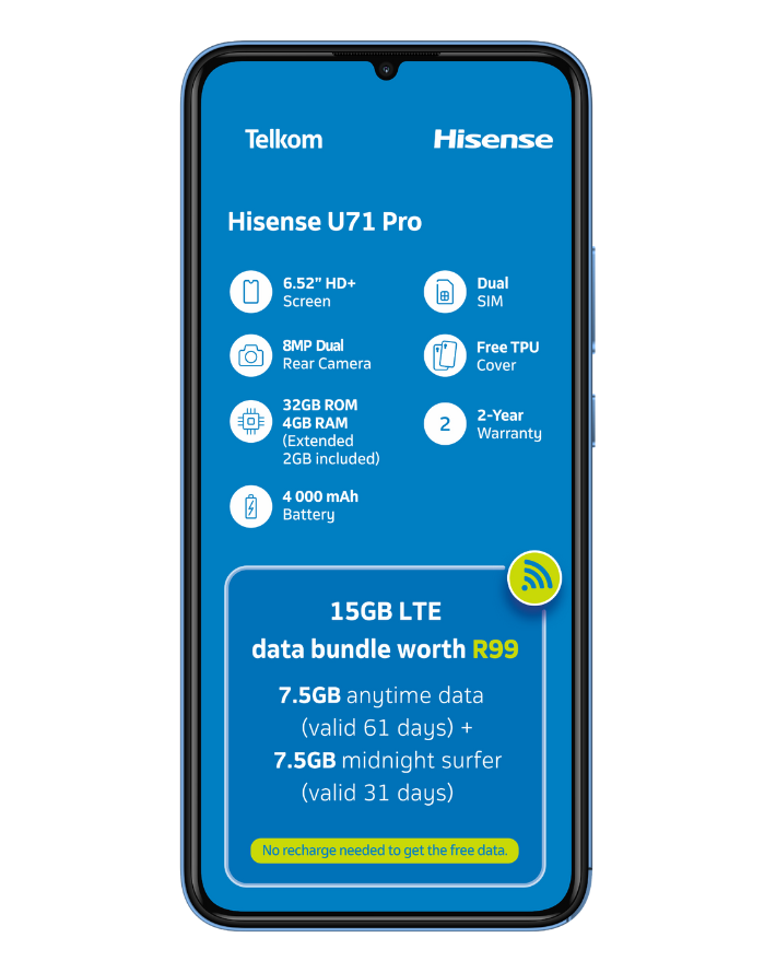 U71 Pro Blue Cellphone – Edgars
