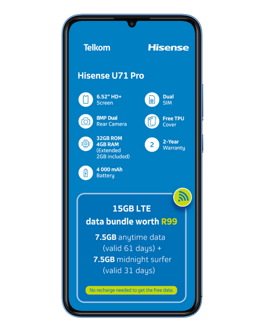 U71 Pro Blue Cellphone – Edgars