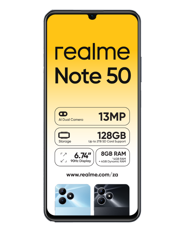 Note 50 Dual Sim Black Cellphone – Edgars