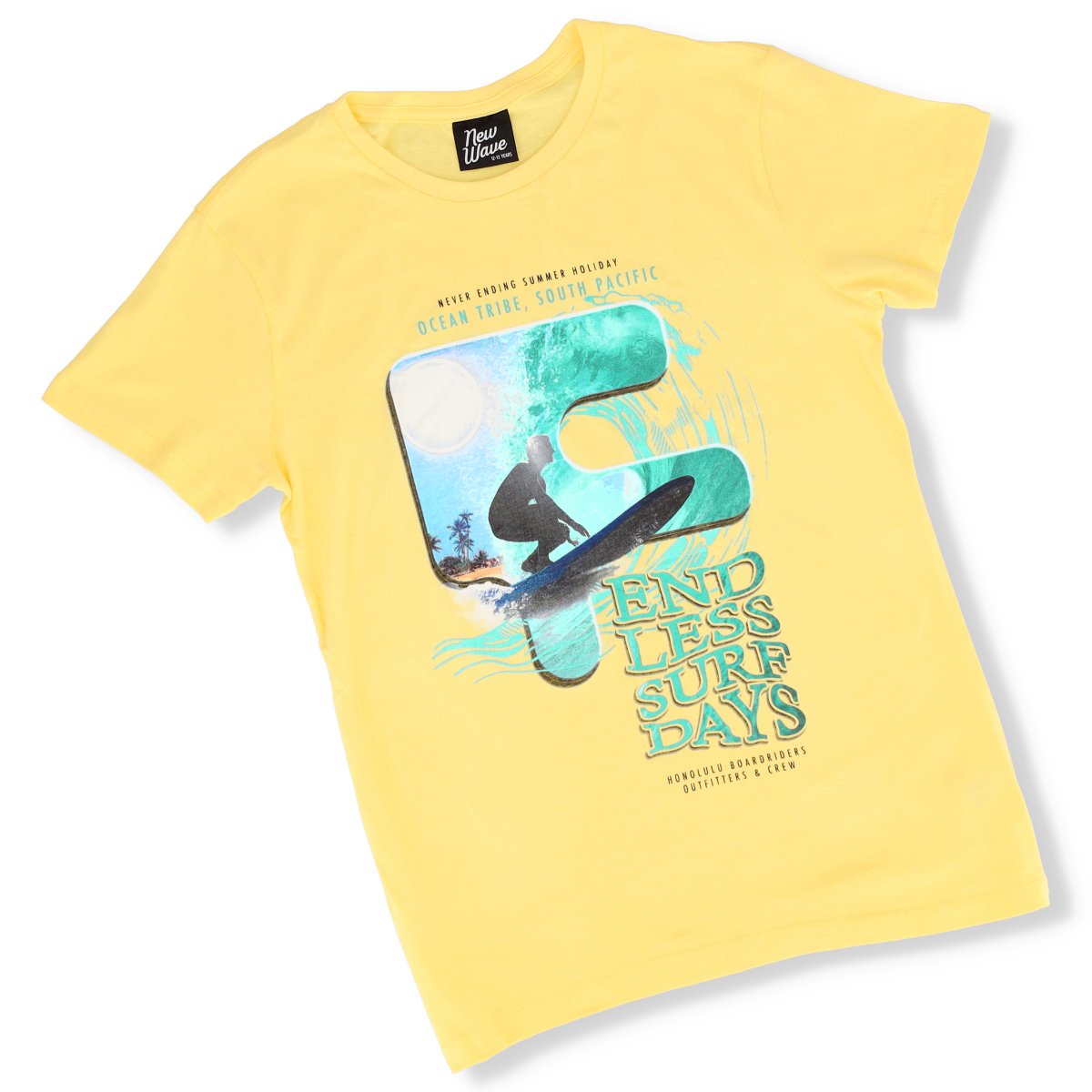 Boys Surf Days Tee - Soft Yellow – Edgars