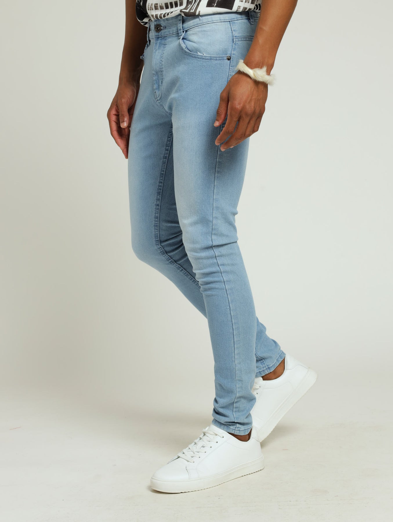 Super Skinny Basic Denim Jean - Light Blue – Edgars