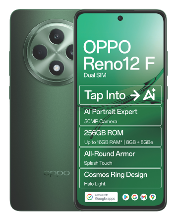 Reno 12F 256GB Dual Sim Green Cellphone – Edgars