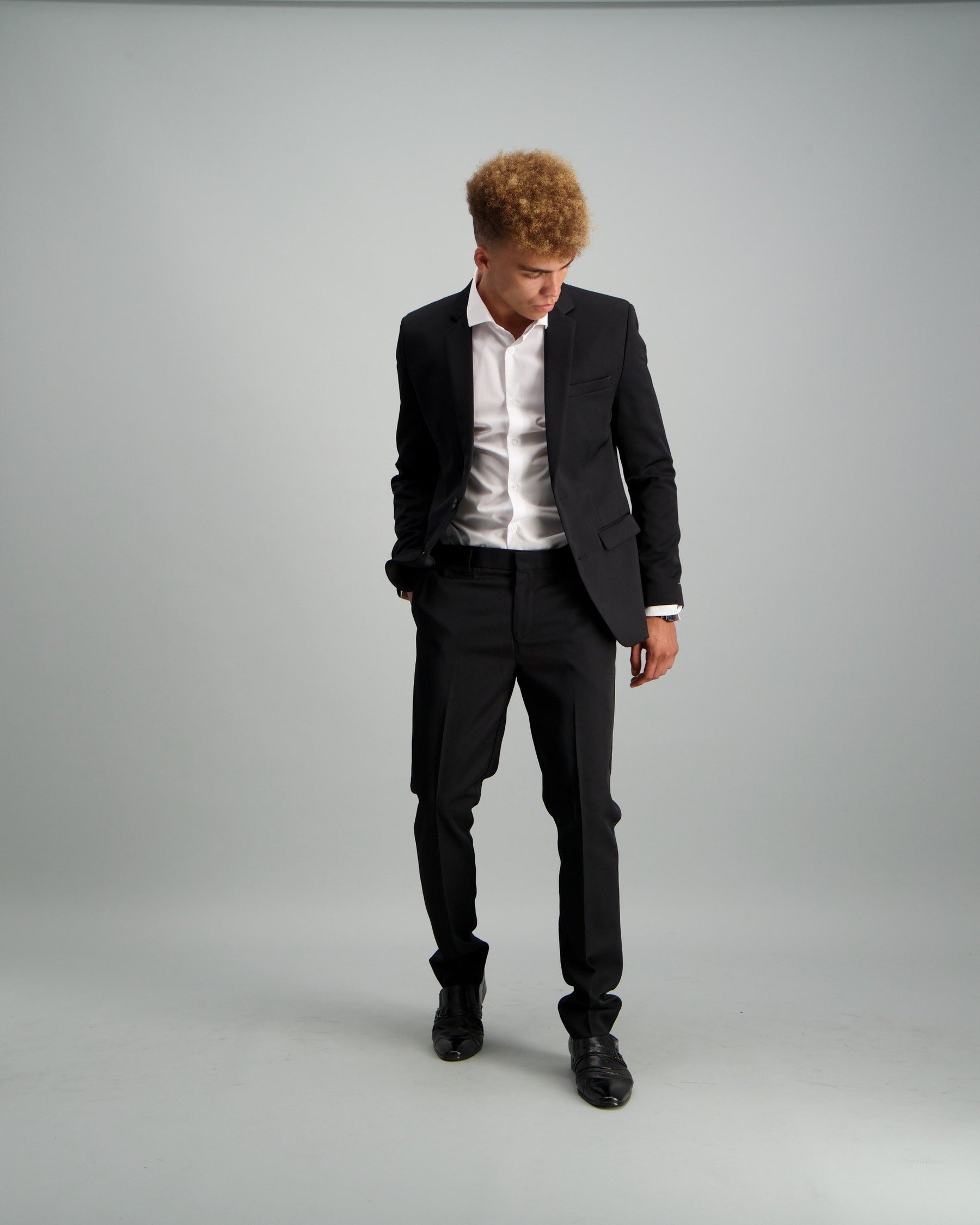 Mens Men's Suit Jacket - Black – Edgars