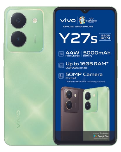 Y27S 128GB Dual Sim Green Cellphone – Edgars