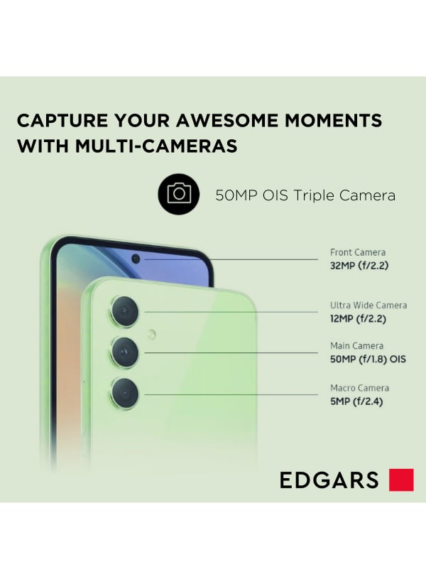 Galaxy A54 5G Dual Sim Green Cellphone – Edgars