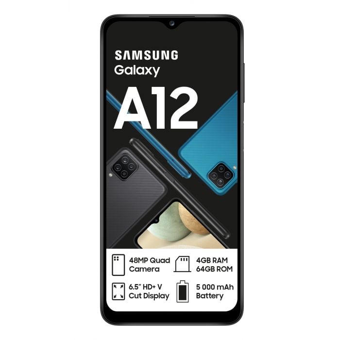 Galaxy A12 Dual Sim Cellphone - Black – Edgars