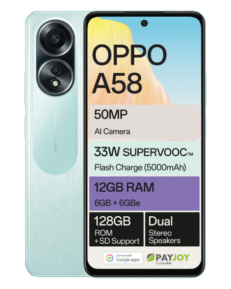 A58 128GB Dual Sim Green Cellphone – Edgars