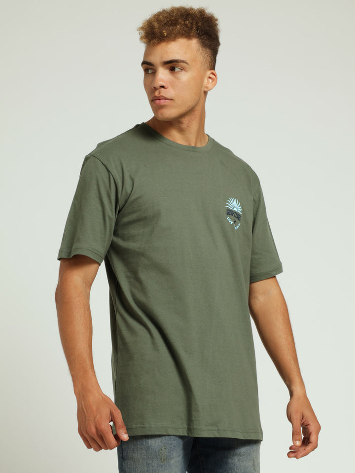 Sunset Spiral Tee - Olive – Edgars