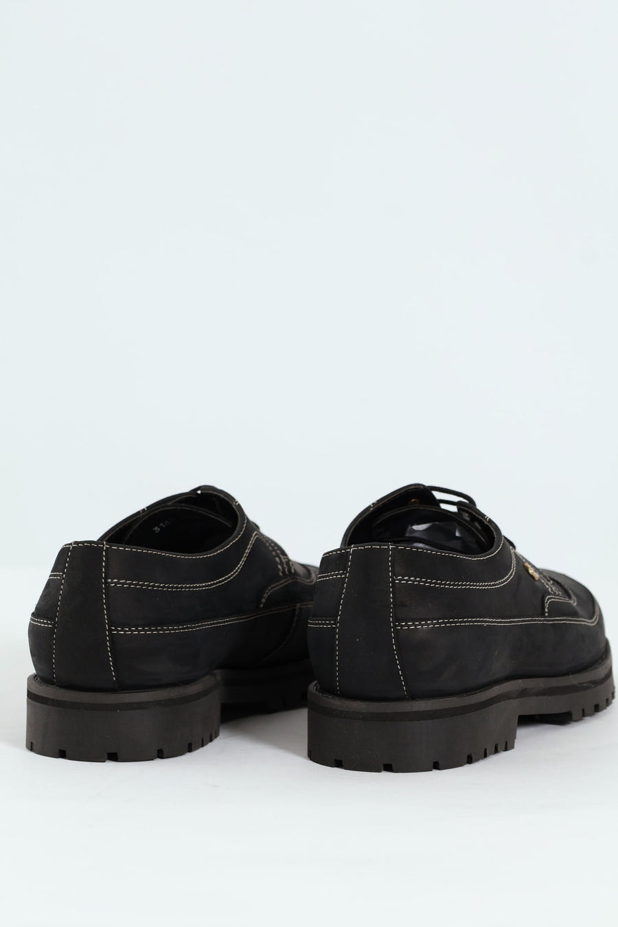 Mens Lace Up Smart Casual Shoe - Black – Edgars