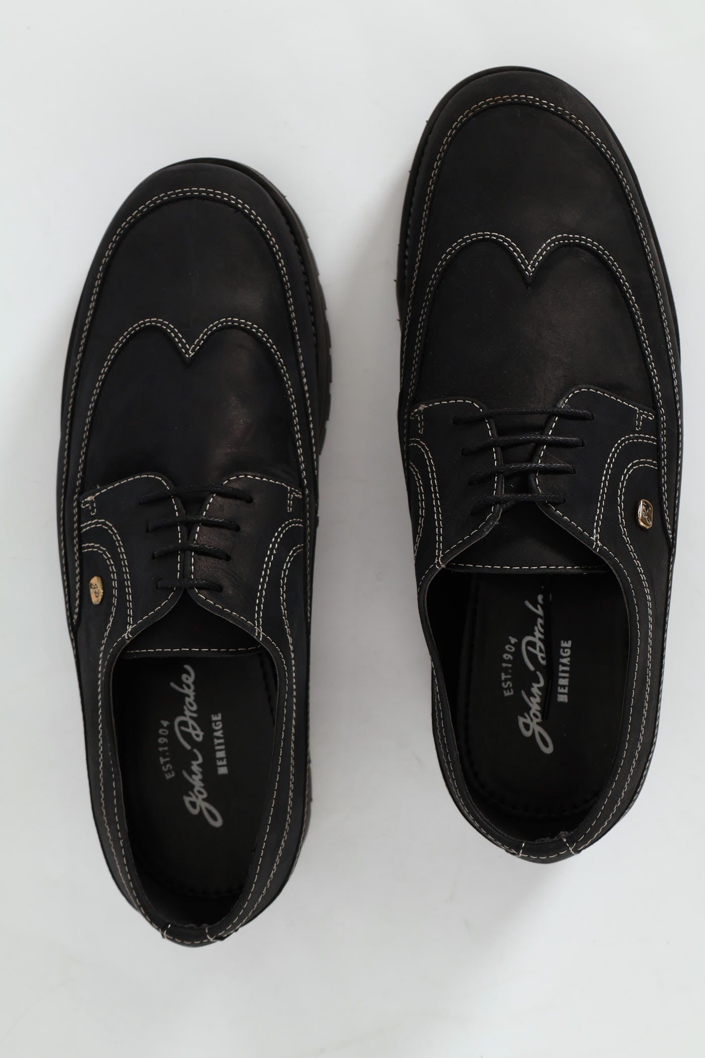 Mens Lace Up Smart Casual Shoe - Black – Edgars