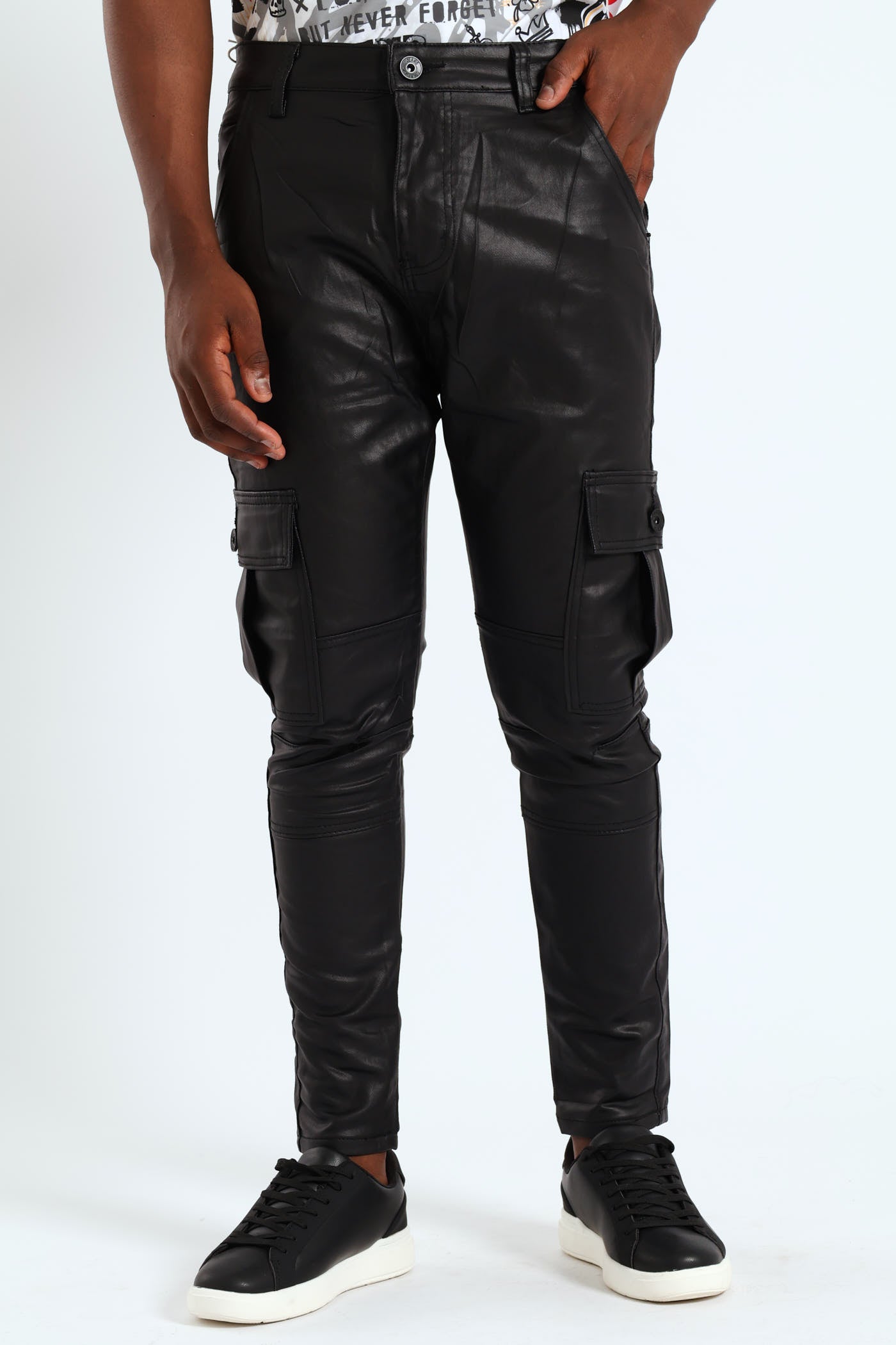 Mens Wax Denim Cargo Jean - Black – Edgars