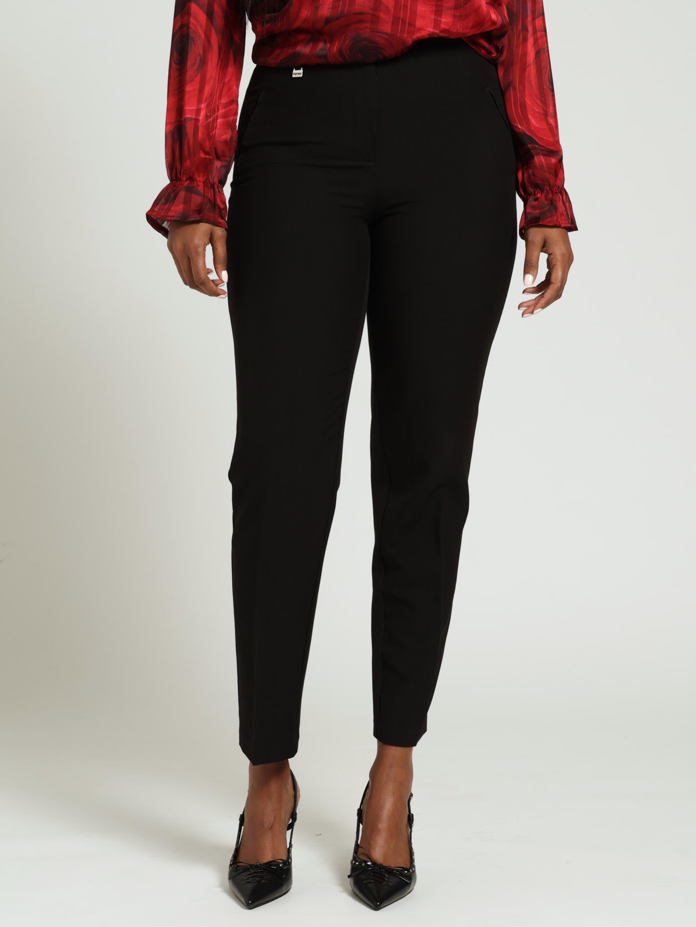 Ladies Ingot Slim Leg Pants - Black – Edgars