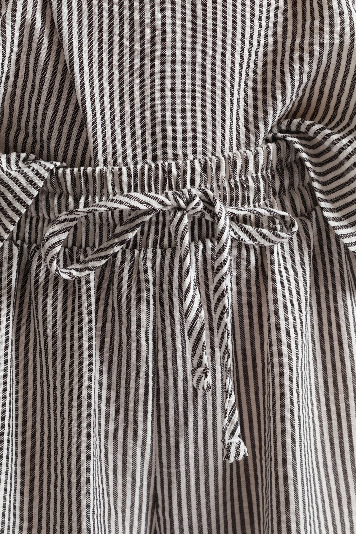 Ladies Pull-On Linen Wide Leg Pants - Cream/Black – Edgars