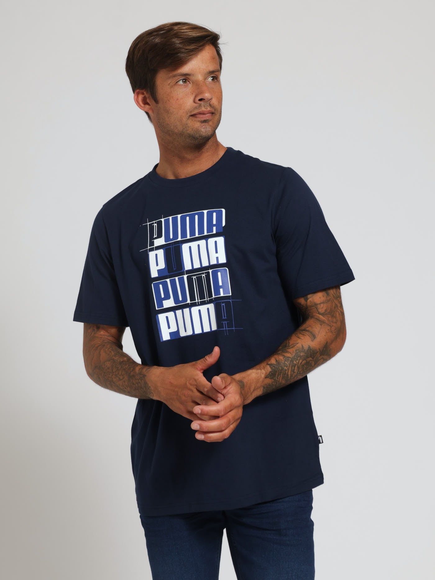 Logo Lab Tee - Peacoat – Edgars