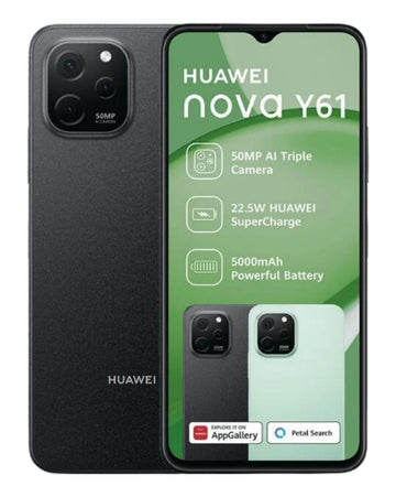 Nova Y61 64GB Dual Sim Black Cellphone – Edgars