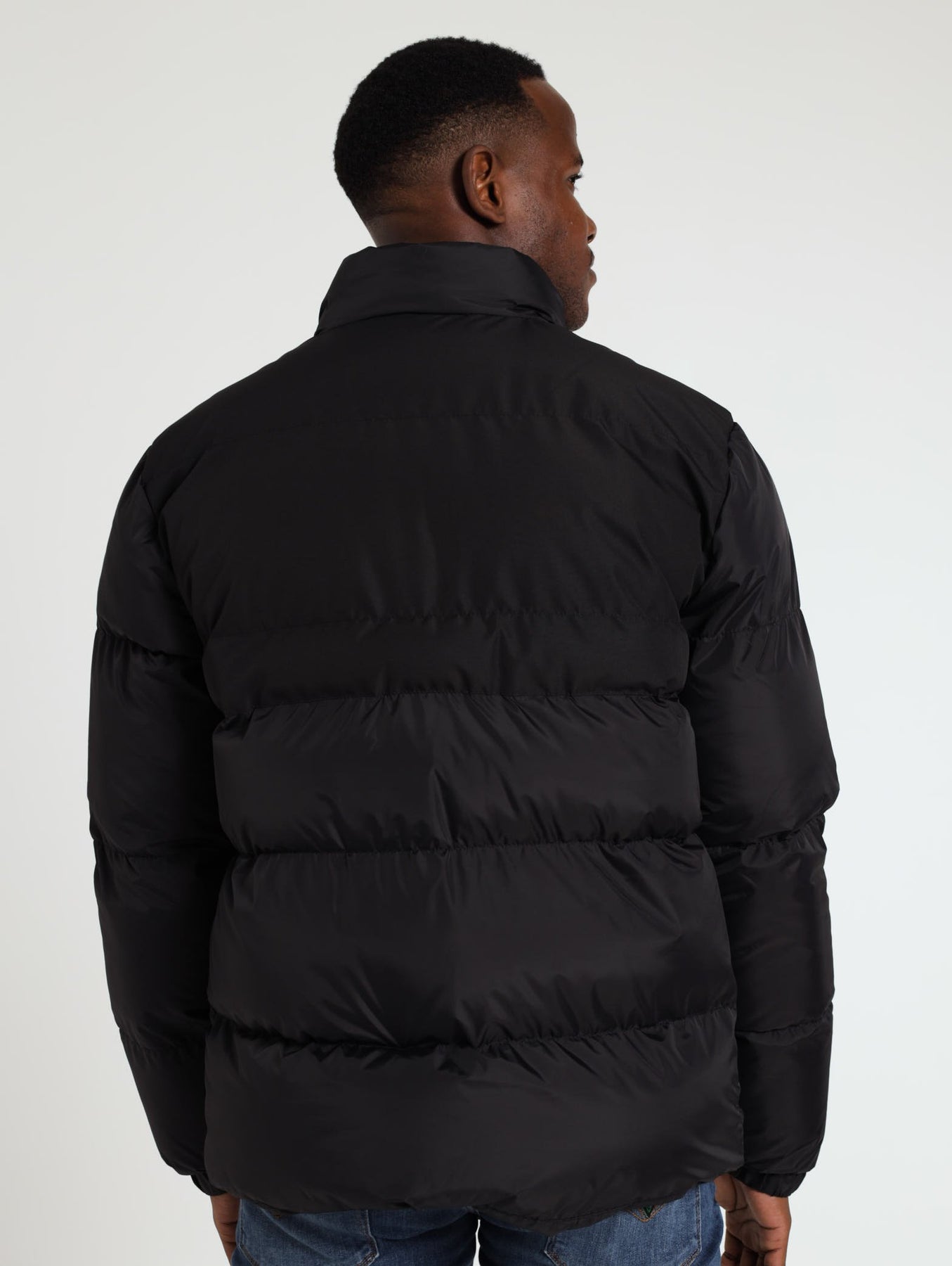 Mens Puffer Jacket - Black – Edgars