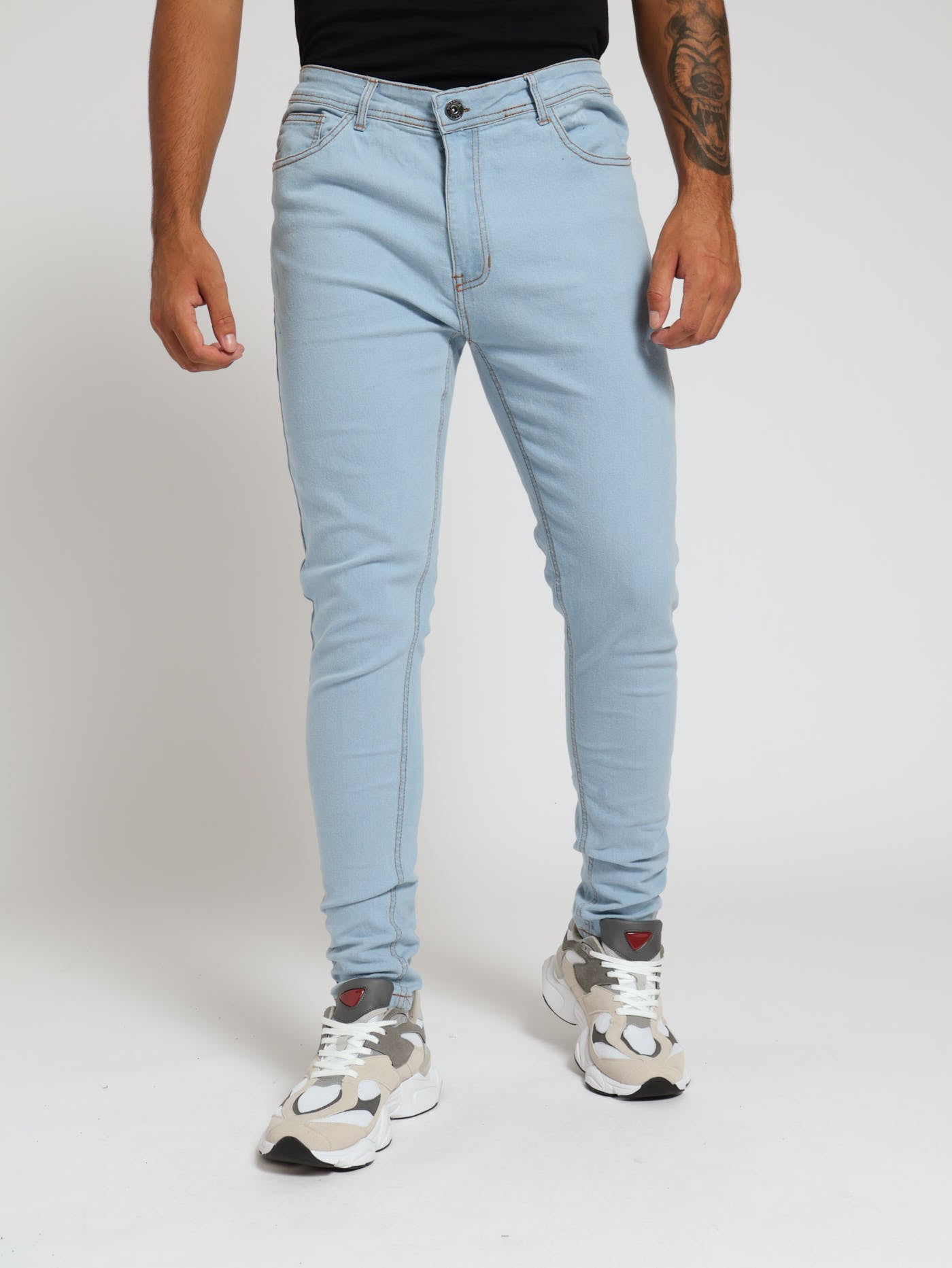 Super Skinny Basic Denim Jean - Light Blue – Edgars