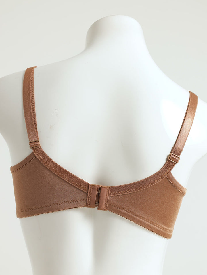 2 Pack Shiny Panel Cup Bra - White/Mocha – Edgars