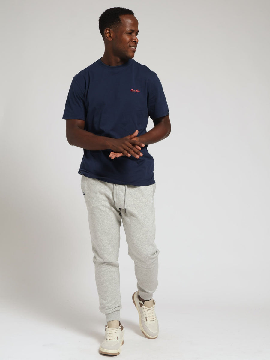 Basic Print Logo Tee - Navy – Edgars