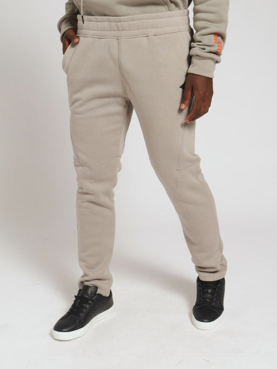 Chris Slanted Inset Panel Sweatpants - Stone – Edgars