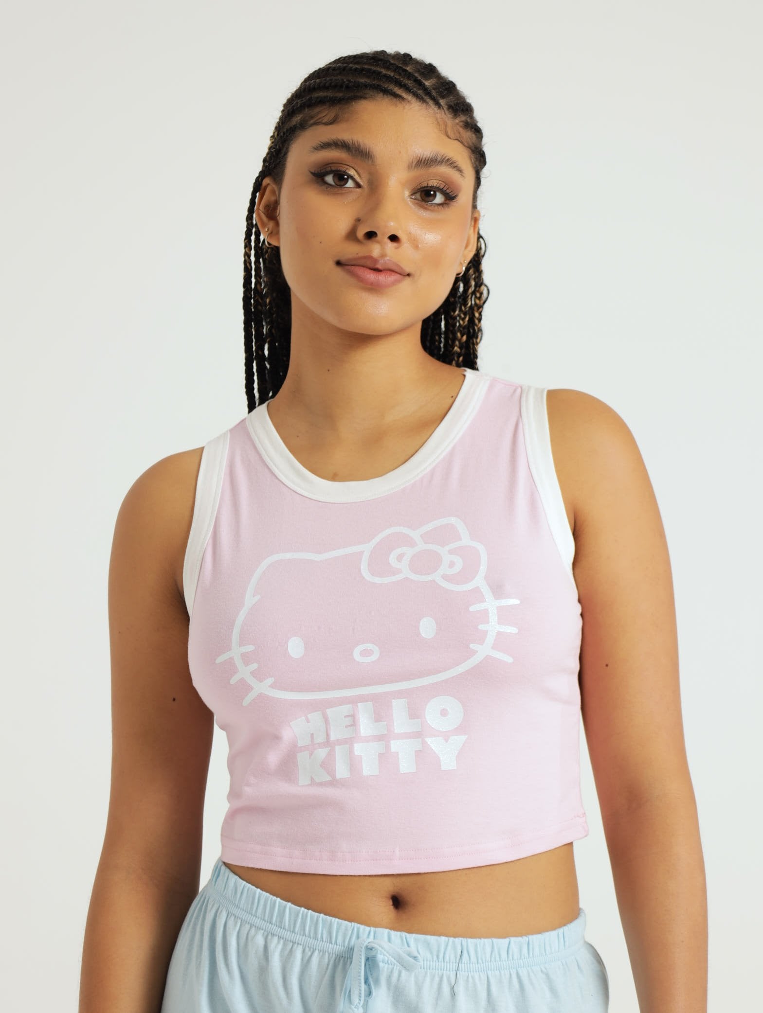Ladies Hello Kitty Tank Top - Pink – Edgars