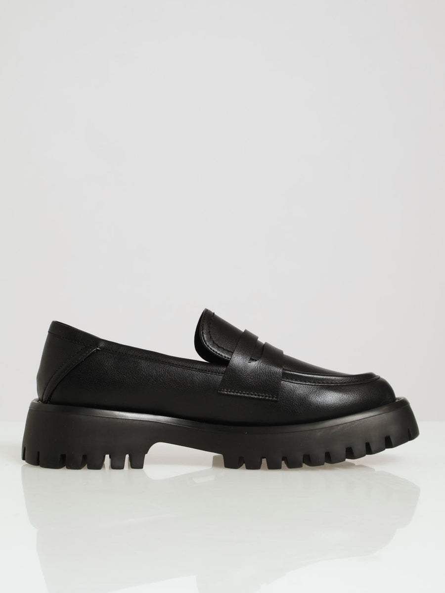 Chunky Slip On Loafer - Black – Edgars