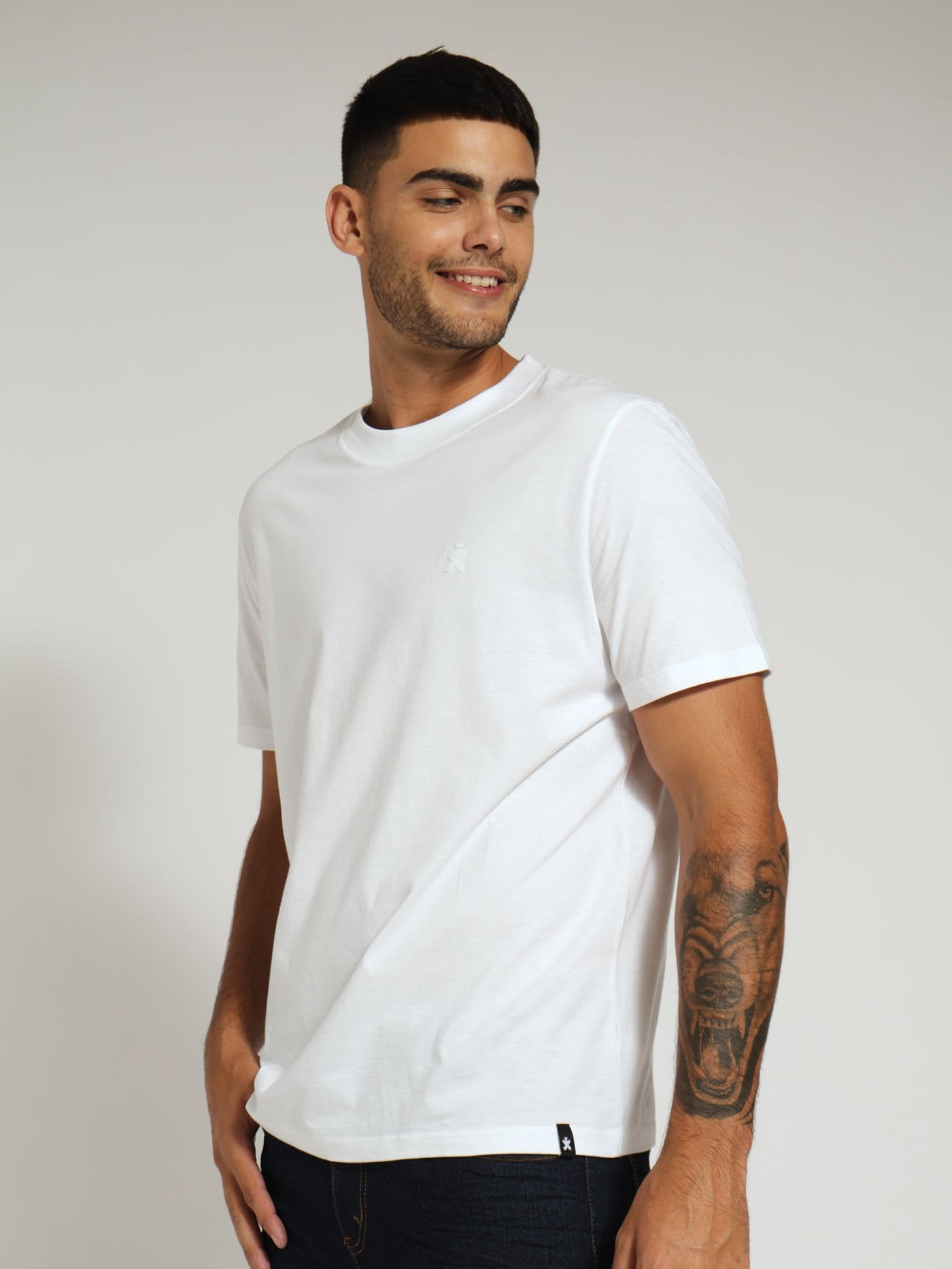 Mens Basic Plain Tee - White – Edgars