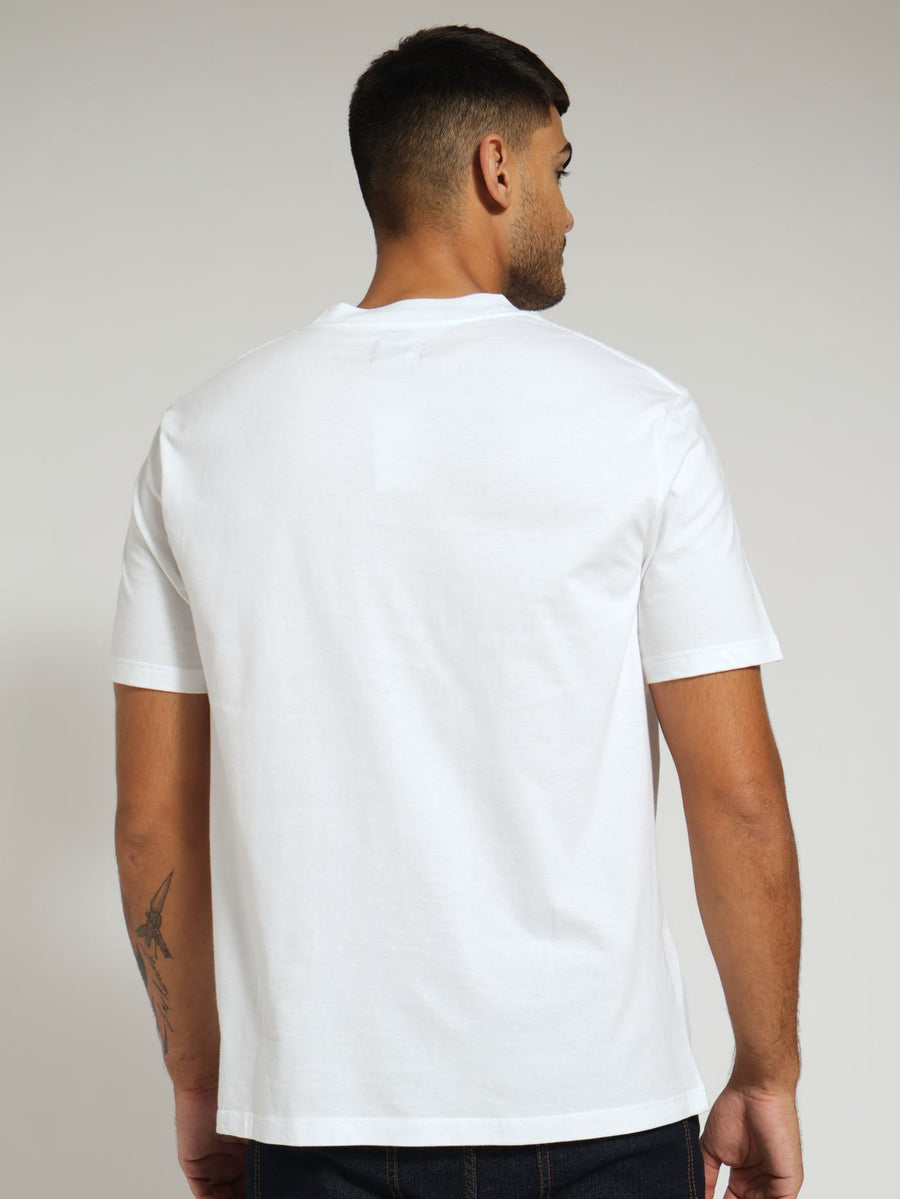Mens Basic Plain Tee - White – Edgars