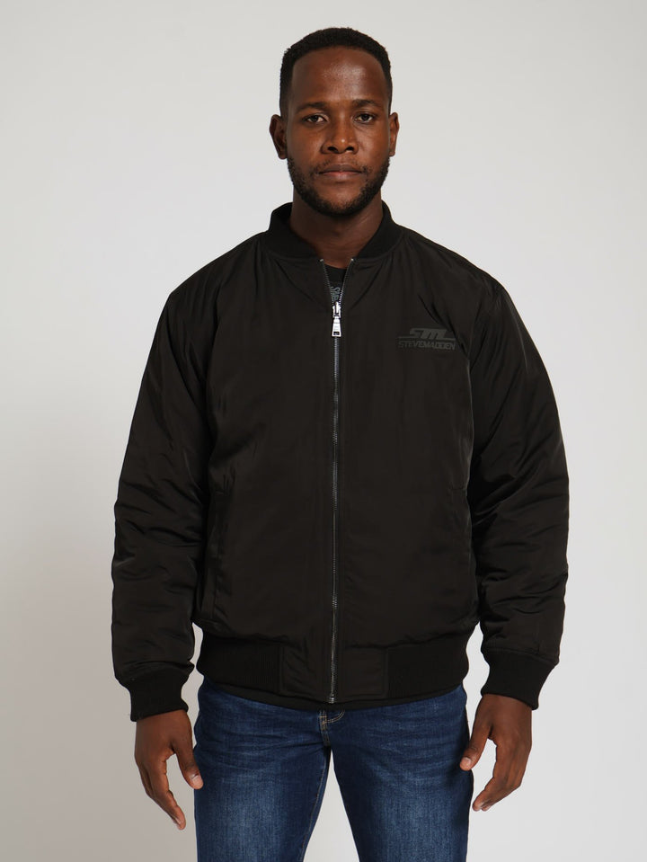 Mens Giovanni Bomber Jacket - Black – Edgars