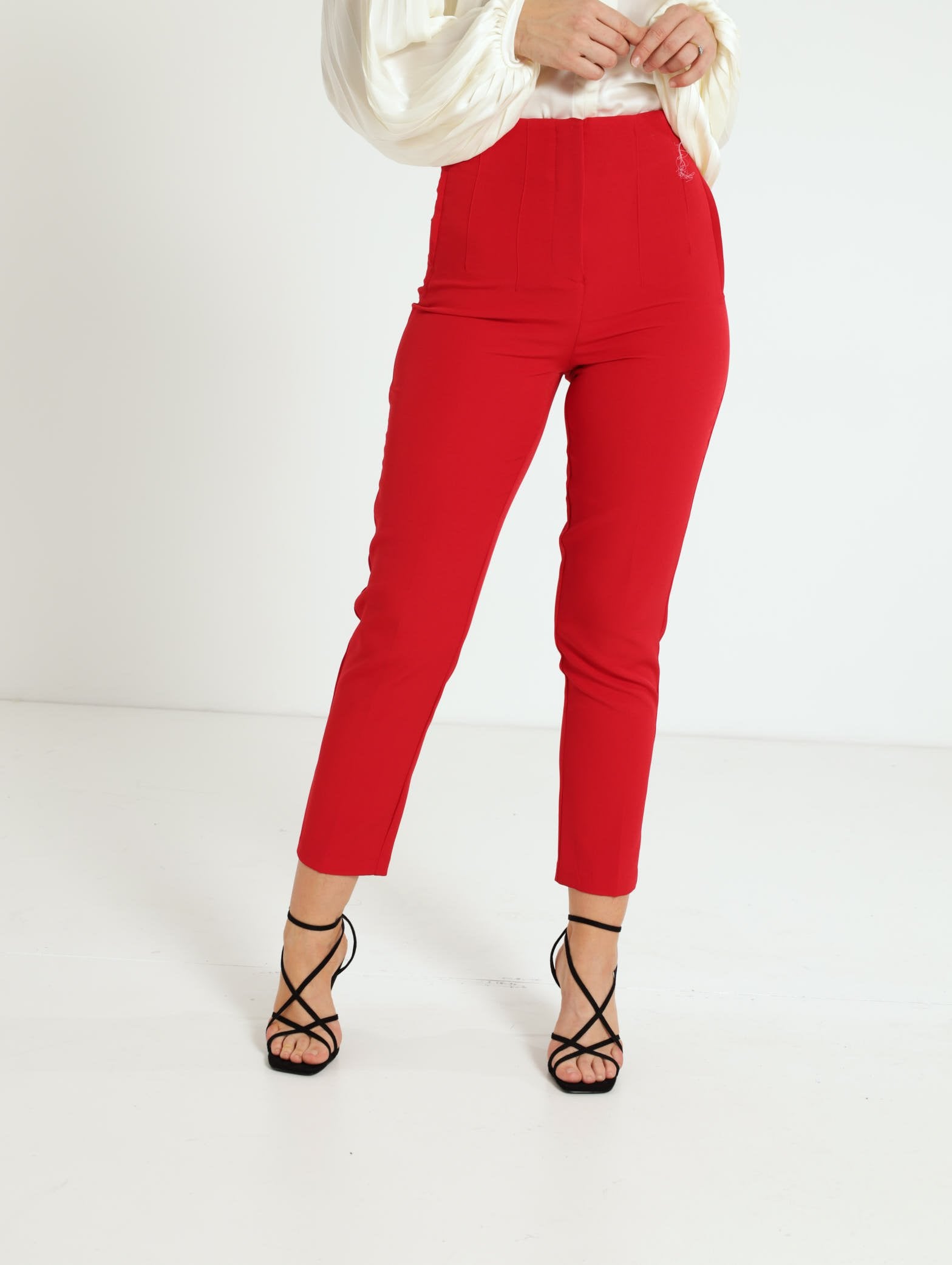 Darted Work Pants - Red – Edgars