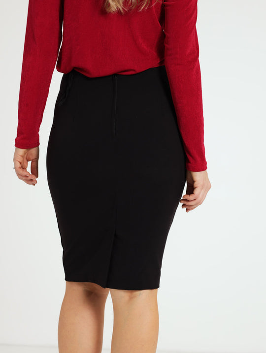 Ladies Classic Formal Skirt - Black – Edgars