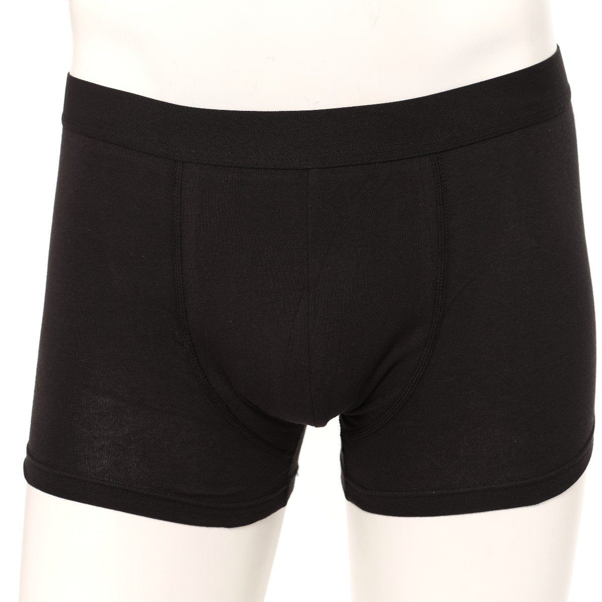 Men's 3 Pack Plain Knit Trunks - Black – Edgars
