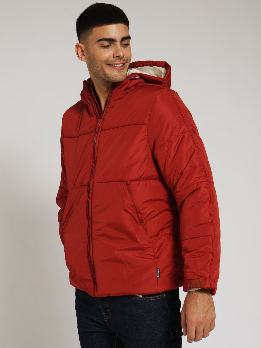 Hooded Puffer Jacket - Copper – Edgars