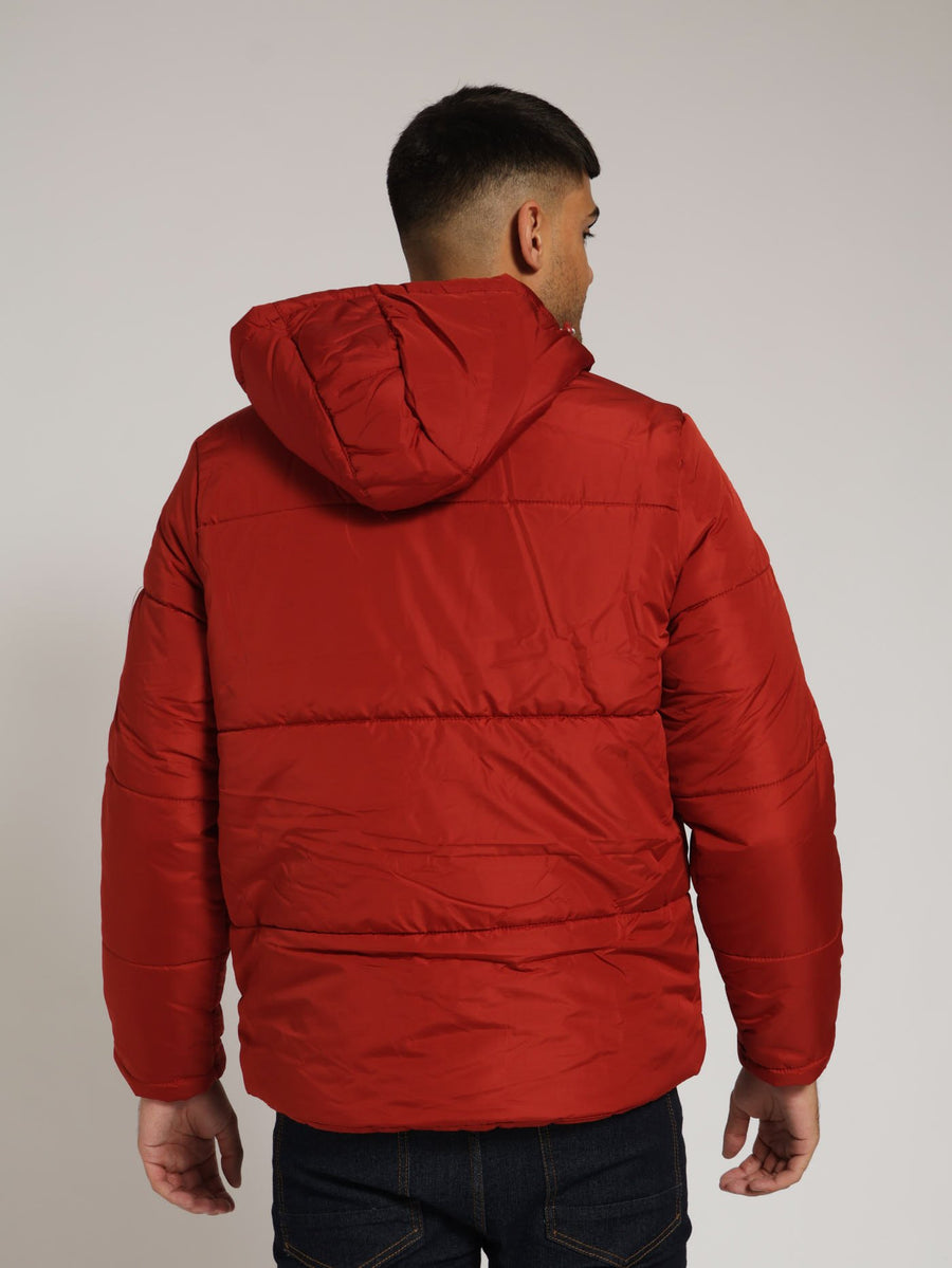 Hooded Puffer Jacket - Copper – Edgars