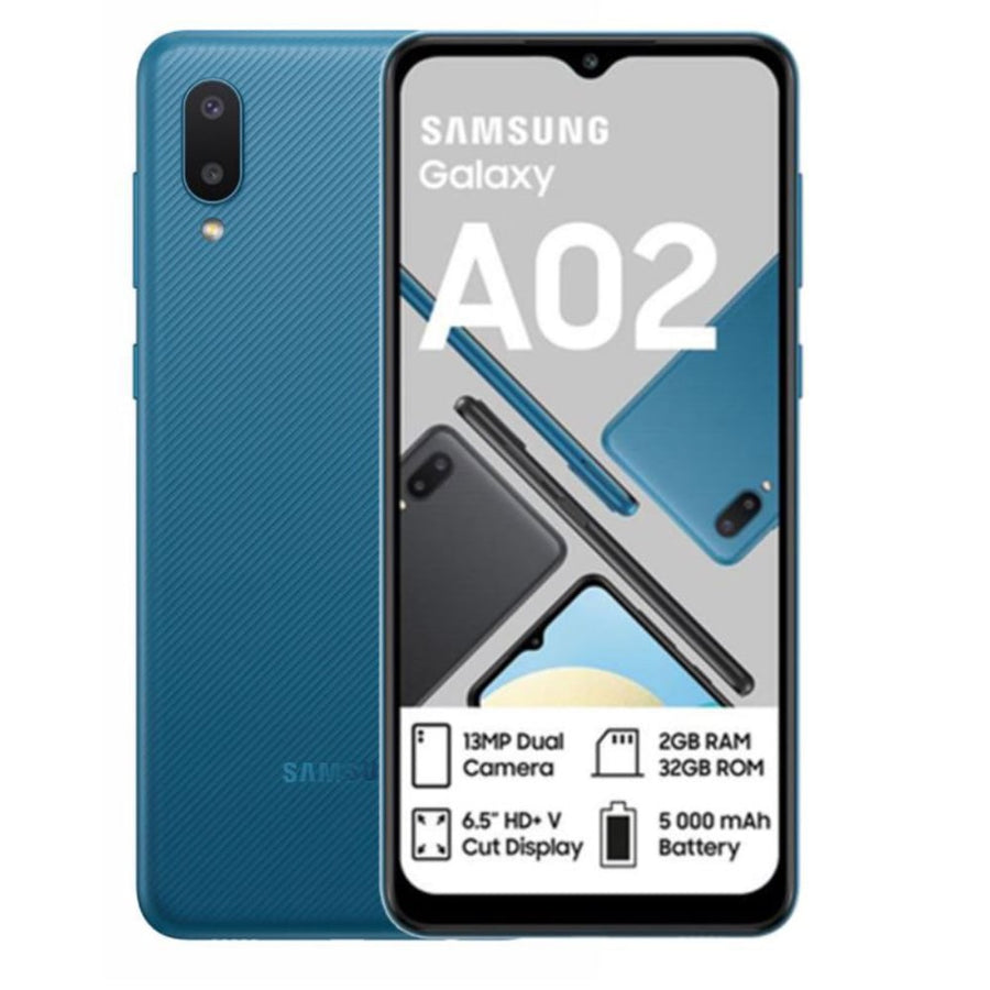 Galaxy A02 Cellphone- Blue – Edgars