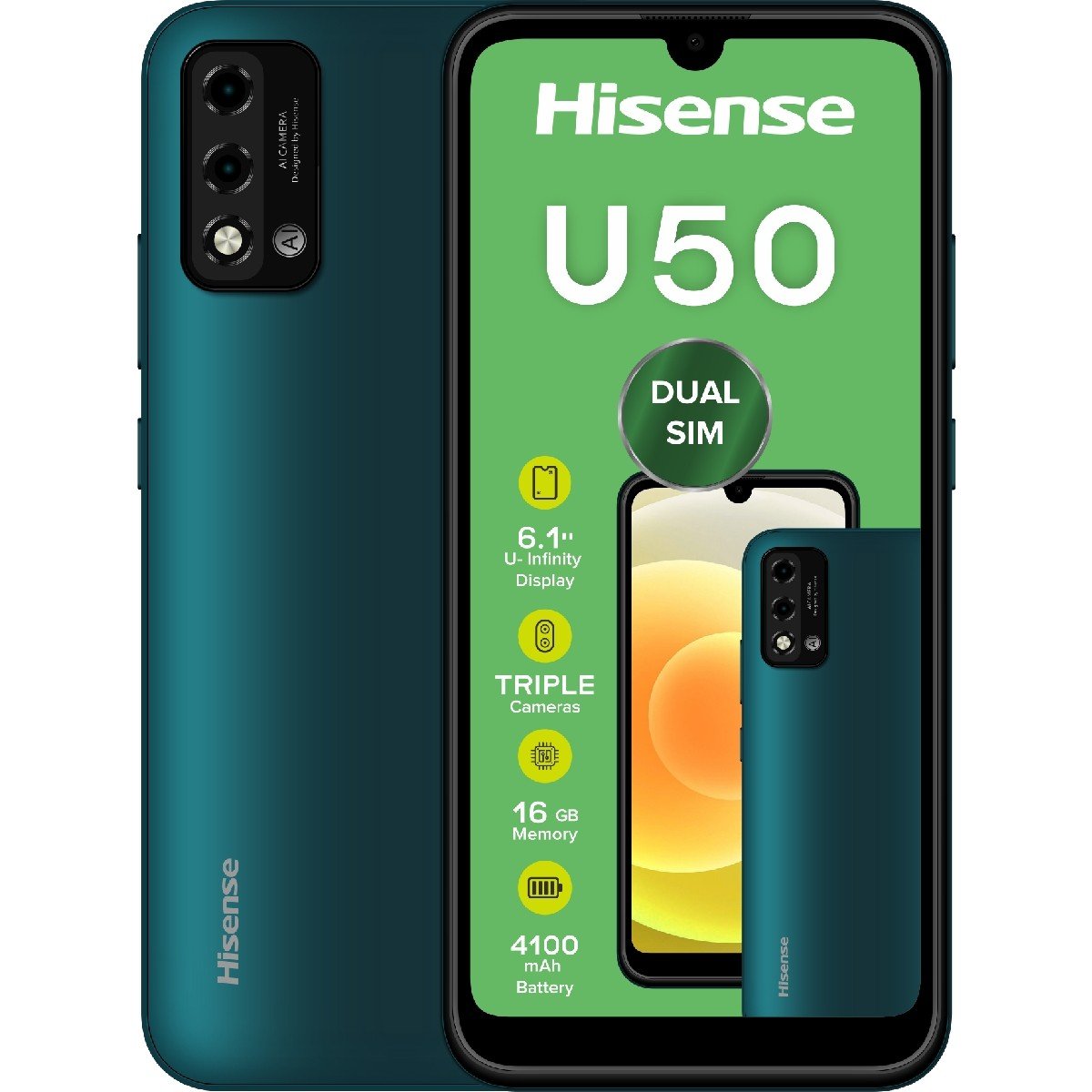 U50 Cellphone - Green – Edgars