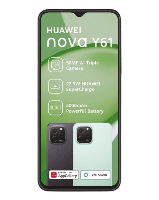 Nova Y61 64GB Dual Sim Black Cellphone – Edgars